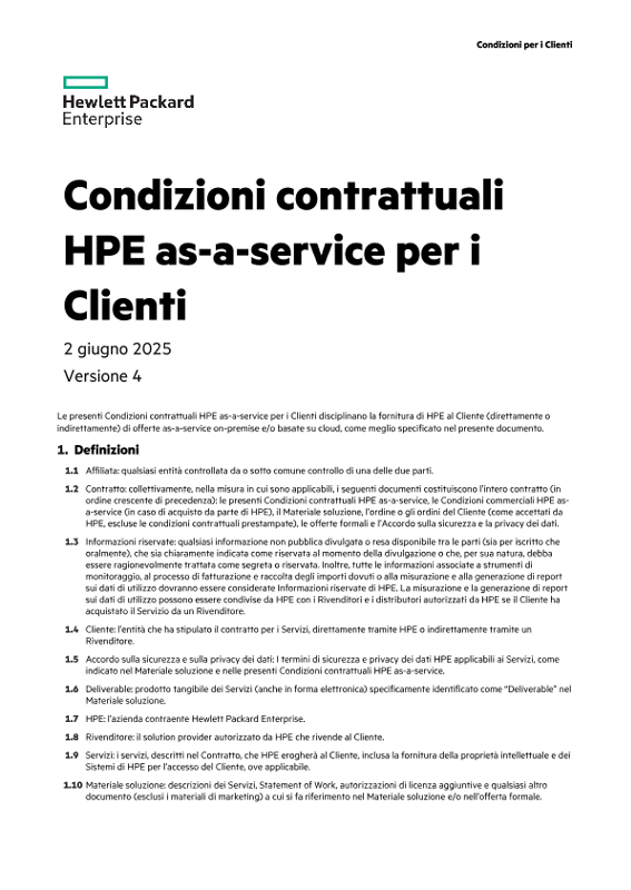 HPE aaS Terms for Customer HPE aaS Terms for Customer