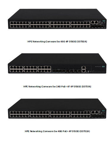HPE Networking Comware Switch Series 5150 EI QuickSpecs | HPE