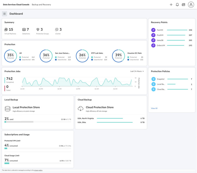 3 años de SaaS de HPE GreenLake para copia de seguridad y recuperación ...
