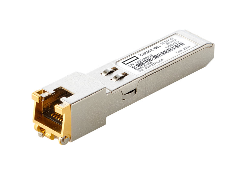 HPE Networking Instant On 1G SFP RJ45 100m Cat5e Transceiver | HPE ...