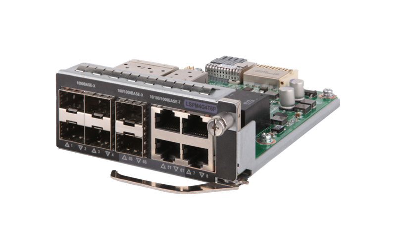 HPE Networking Comware Module 4‑port 10/100/1000Base‑T 6‑port SFP (2P ...