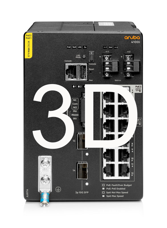 HPE Aruba Networking CX 4100i 12p 1GbE 8p Class4 PoE and 4p Class6 PoE ...