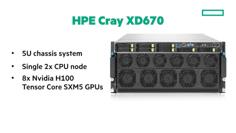 HPE Cray XD670 System - DataSheet & QuickSpecs | HPE Store US
