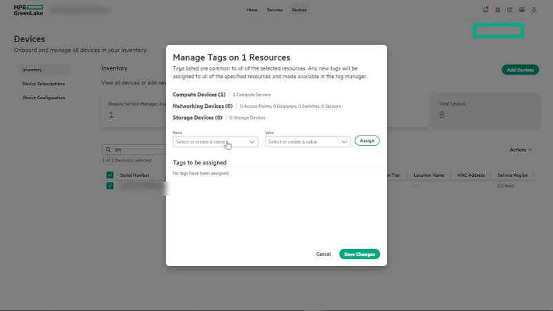Tags extended to locations, service subscriptions, and device ...