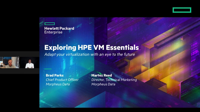 Webinar: Exploring HPE VM Essentials | HPE