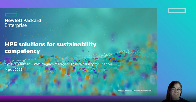 HPE solutions for sustainability competency | HPE
