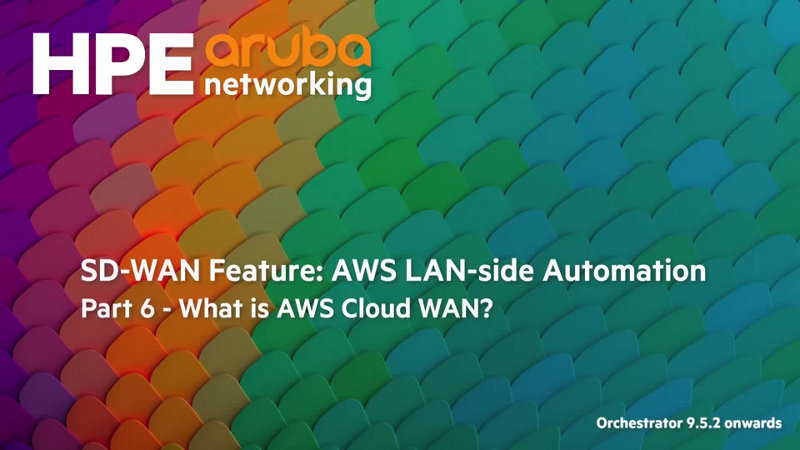 SD-WAN Feature - AWS LAN-side Automation - Part 6 - What is AWS Cloud ...