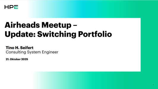 Update: Switching Portfolio | HPE India