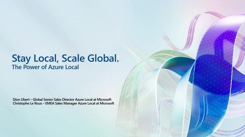 Stay Local, Scale Global: The Power of Azure Local | HPE ASIA_PAC