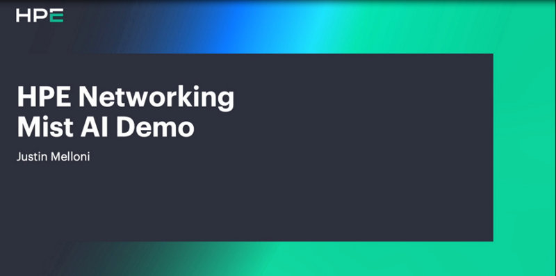Wireless Wednesday Demo | HPE Malaysia